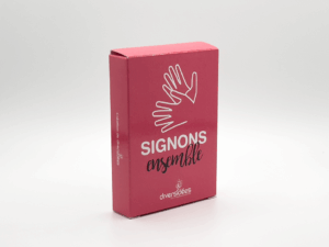 Jeux de cartes : Signons ensemble initiation LSF - Diversidées